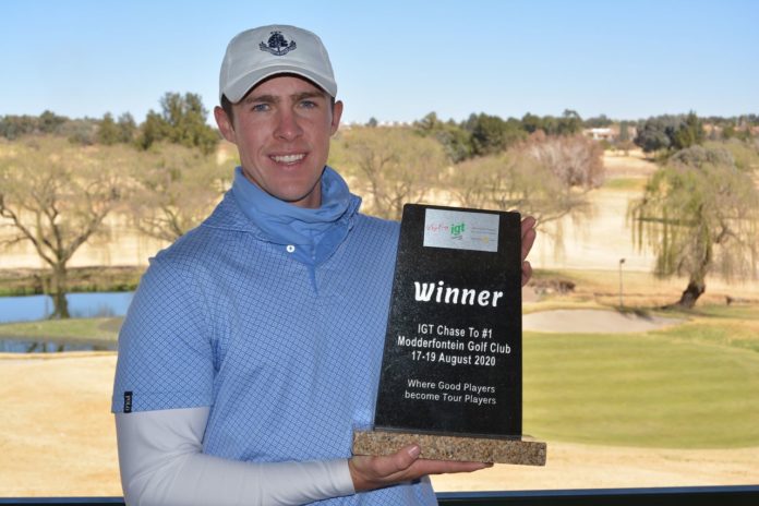 Ellis-Cole goes wire-to-wire for maiden IGT win | SA Tour Golf